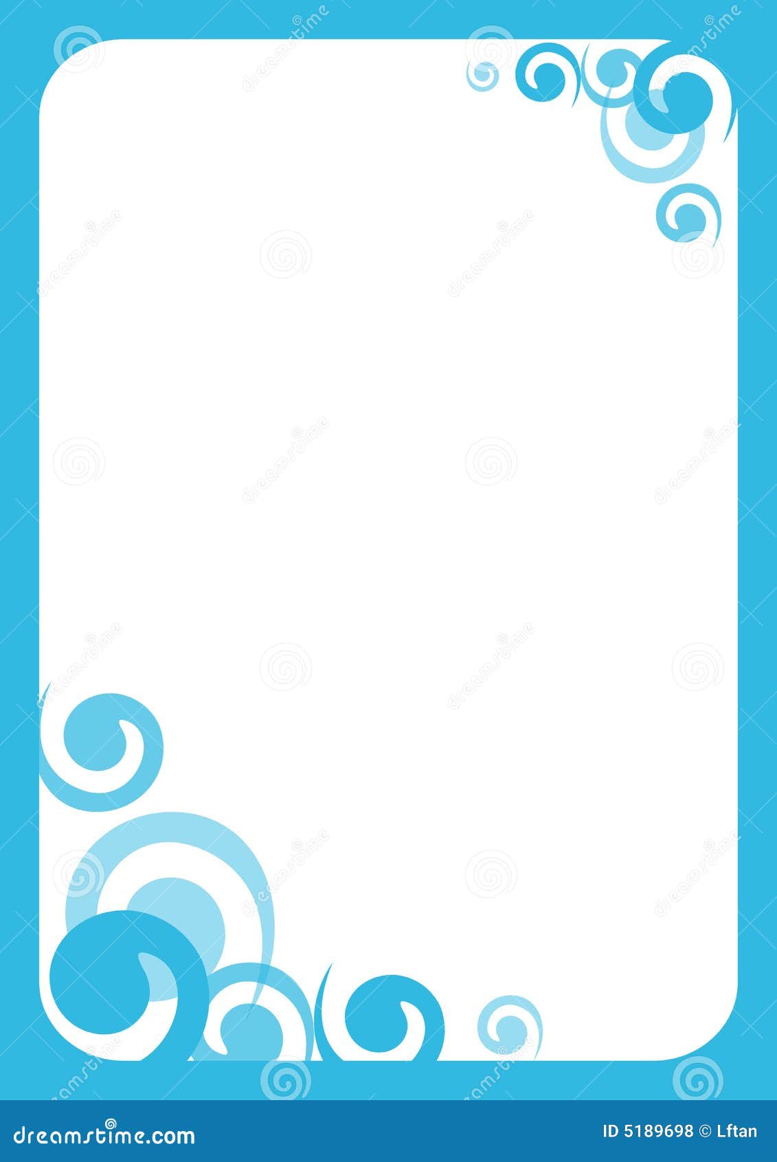 Spiral Border Vector Illustration | CartoonDealer.com #5189698