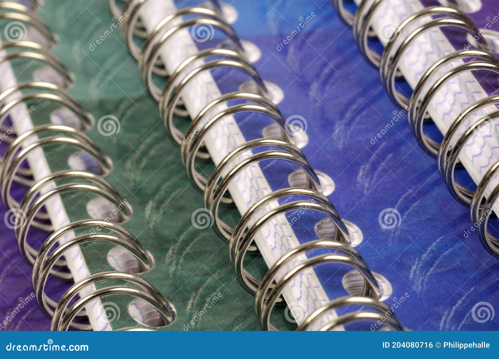Spiral bound exercise book stock photo. Image of bound - 204080716