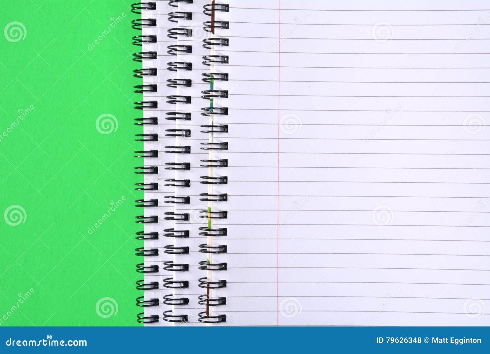 Spiral Bound Notepad stock photo. Image of paper, note - 79626348
