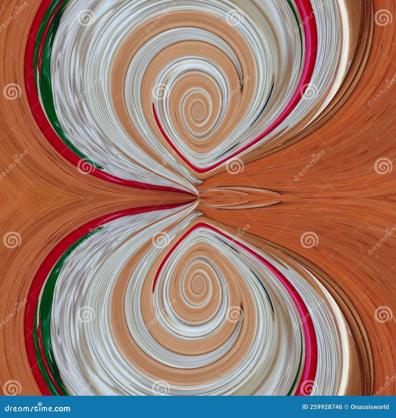 Spiral Color Abstract Background Paintings Stock Illustration ...