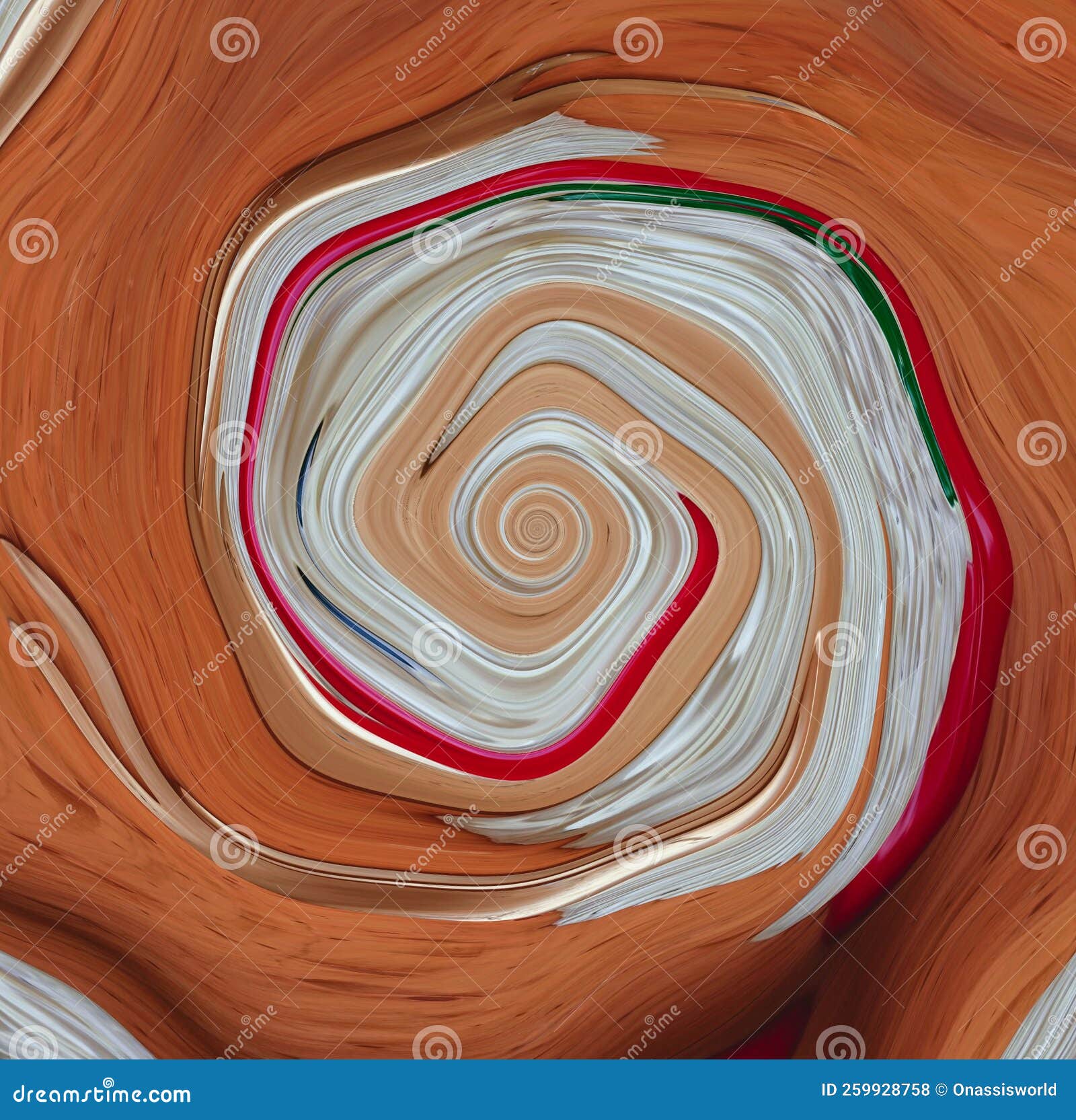 Spiral Color Abstract Background Paintings Stock Illustration ...