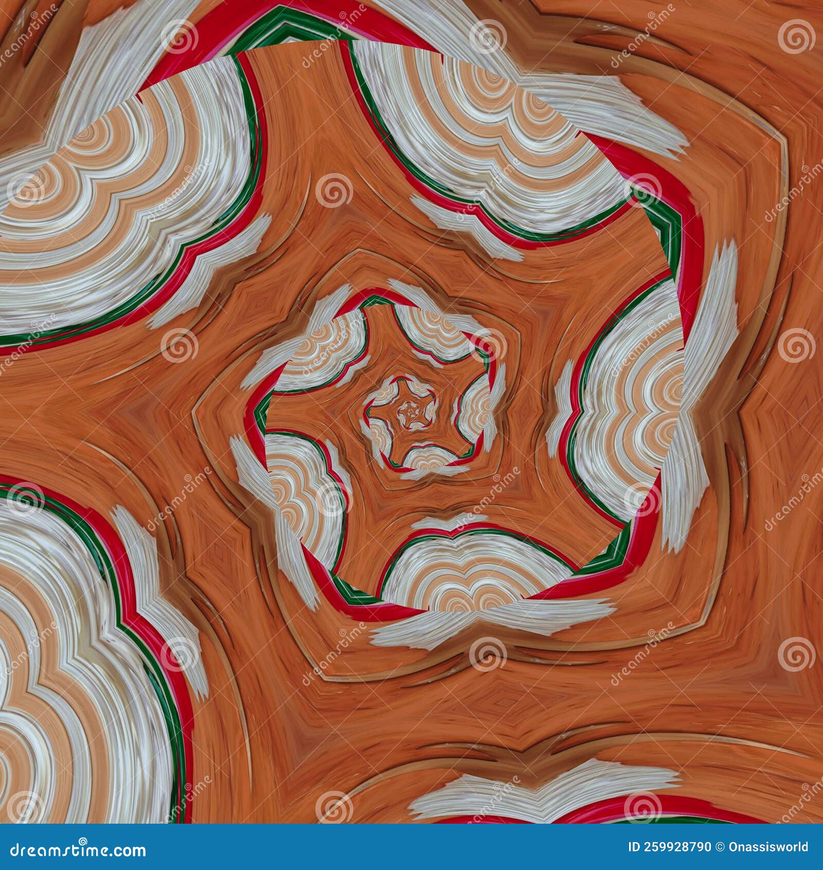 Spiral Color Abstract Background Paintings Stock Illustration ...