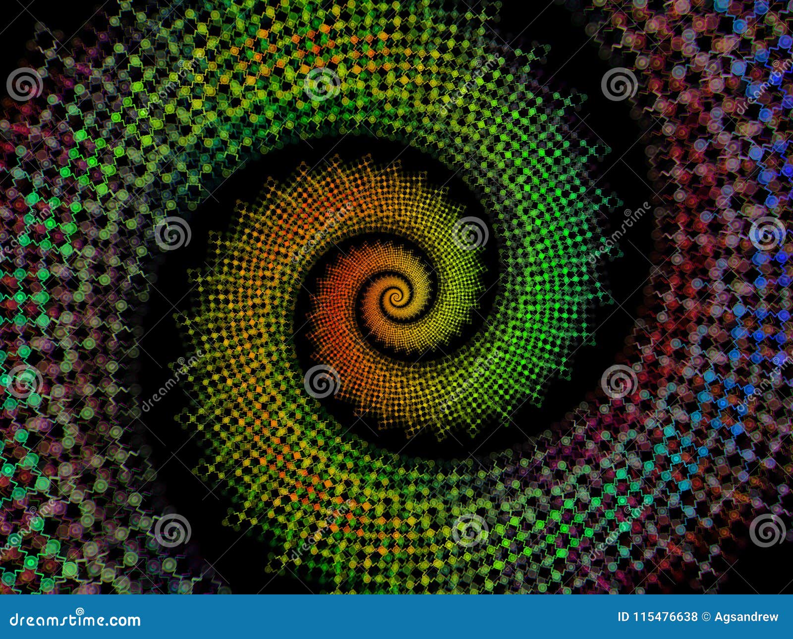 Spiral Composition stock photo. Image of twist, center - 115476638