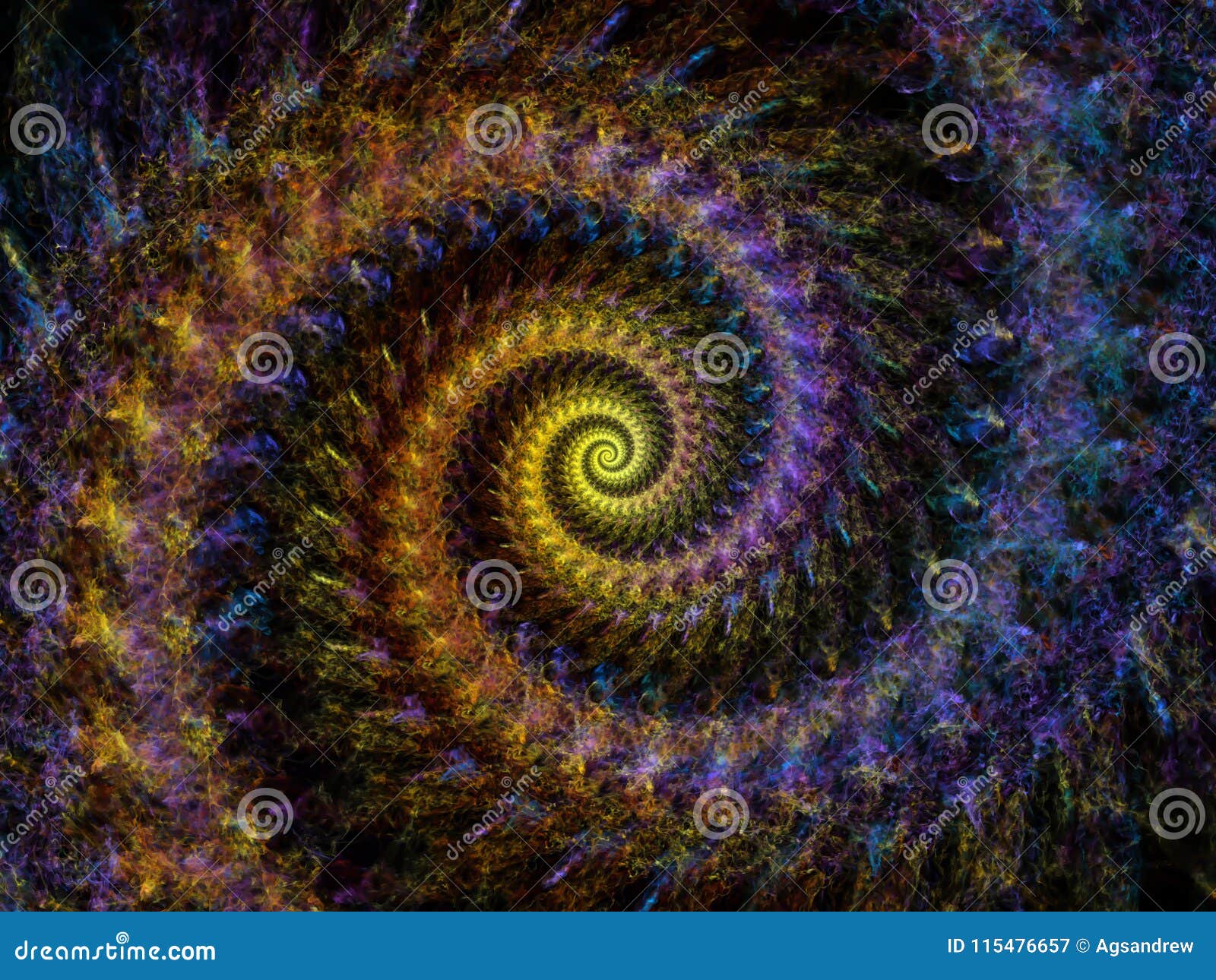 Spiral Composition stock image. Image of dynamic, whirl - 115476657