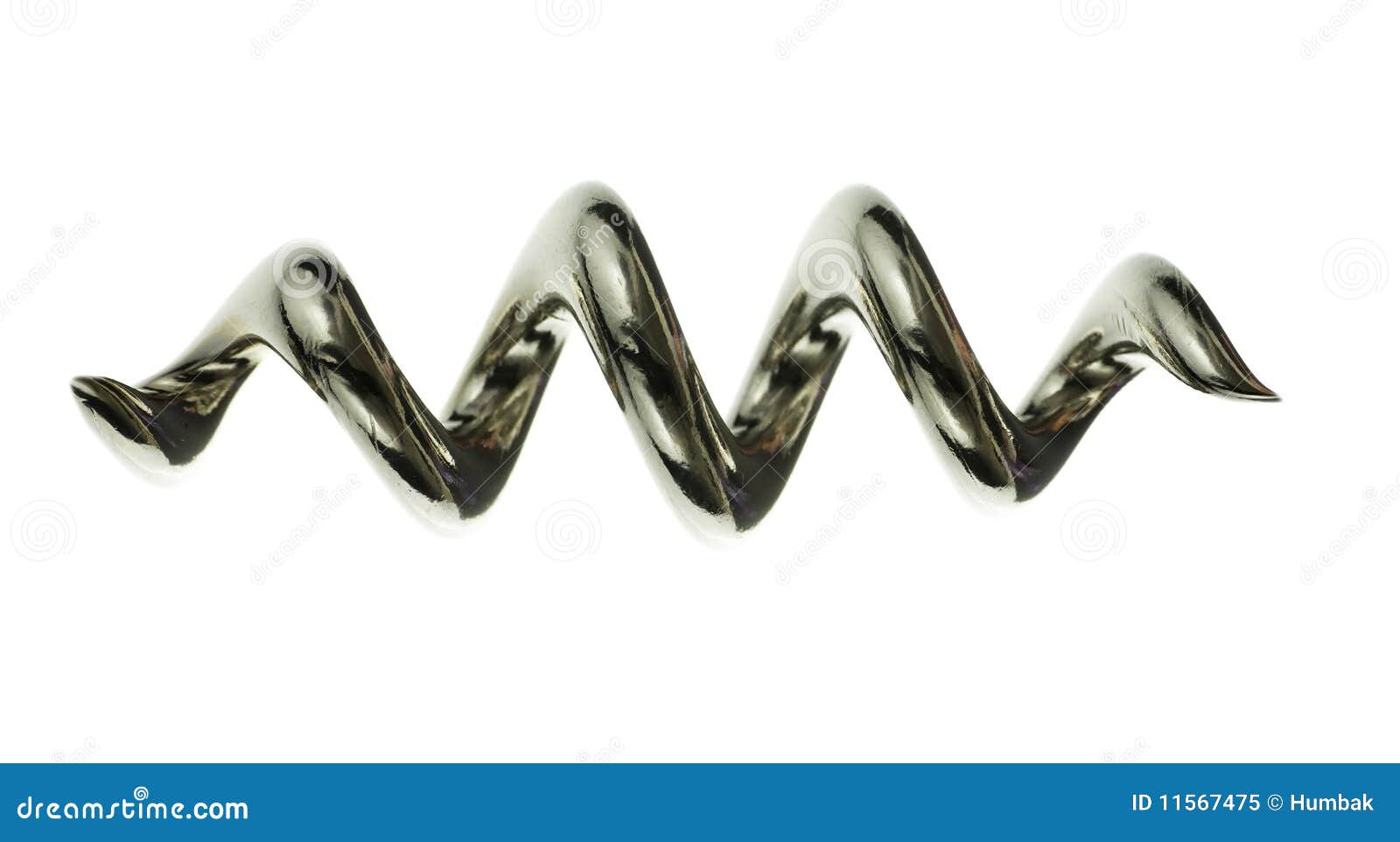 Spiral of corkscrew stock image. Image of metal, element - 11567475
