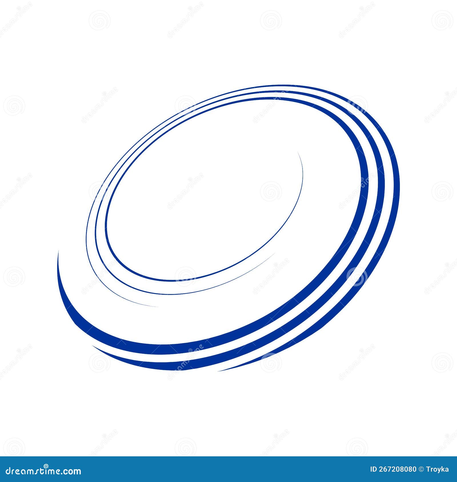 Spiral Design Element. Abstract Blue Swirl Icon Stock Vector ...