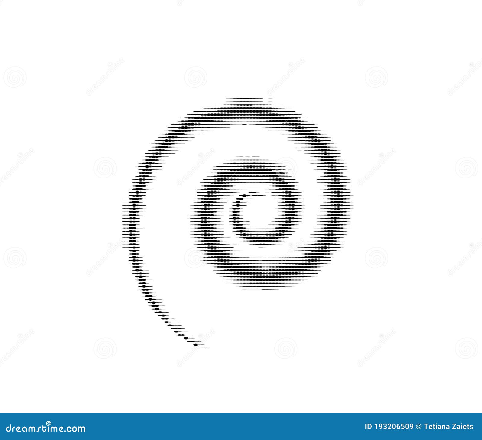Circular Sound Waves. Abstract Animation Of Circular Lines Pulsating ...