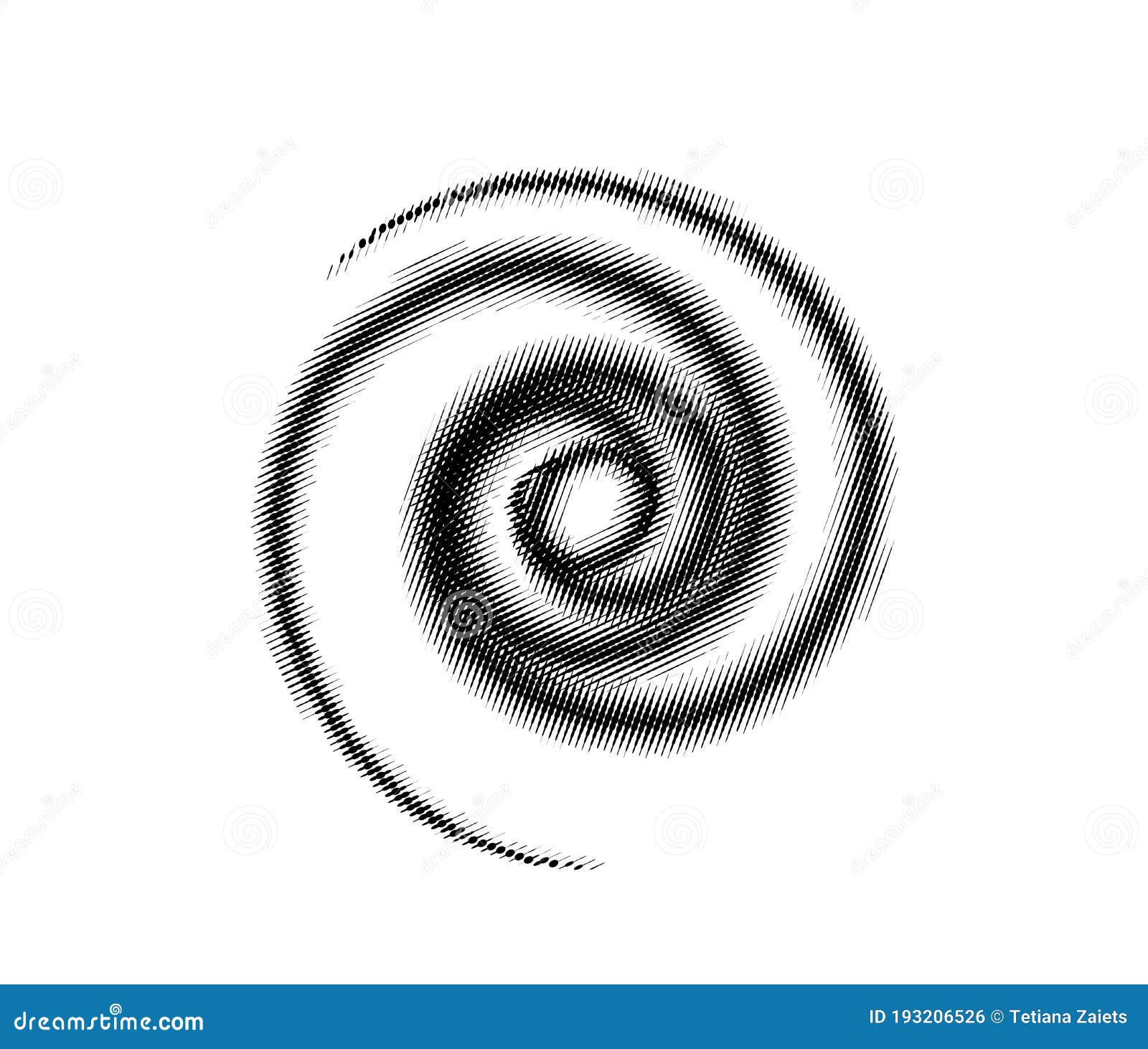 Circular Sound Waves. Abstract Animation Of Circular Lines Pulsating ...