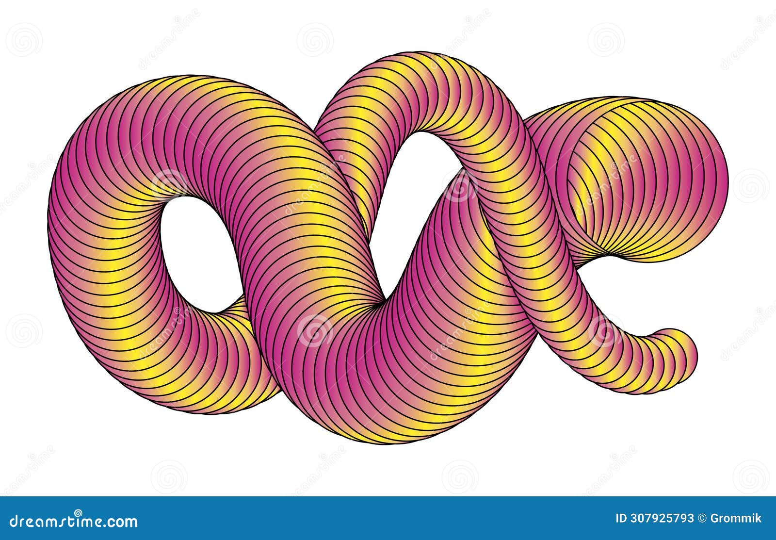 The Spiral. the Dynamic Shape of the Parallel Lines Creates the ...