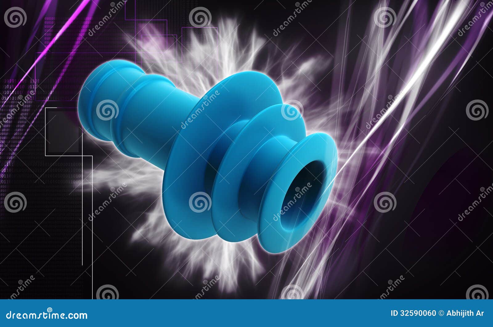 Spiral Ear Plugs Royalty-Free Stock Photography | CartoonDealer.com ...
