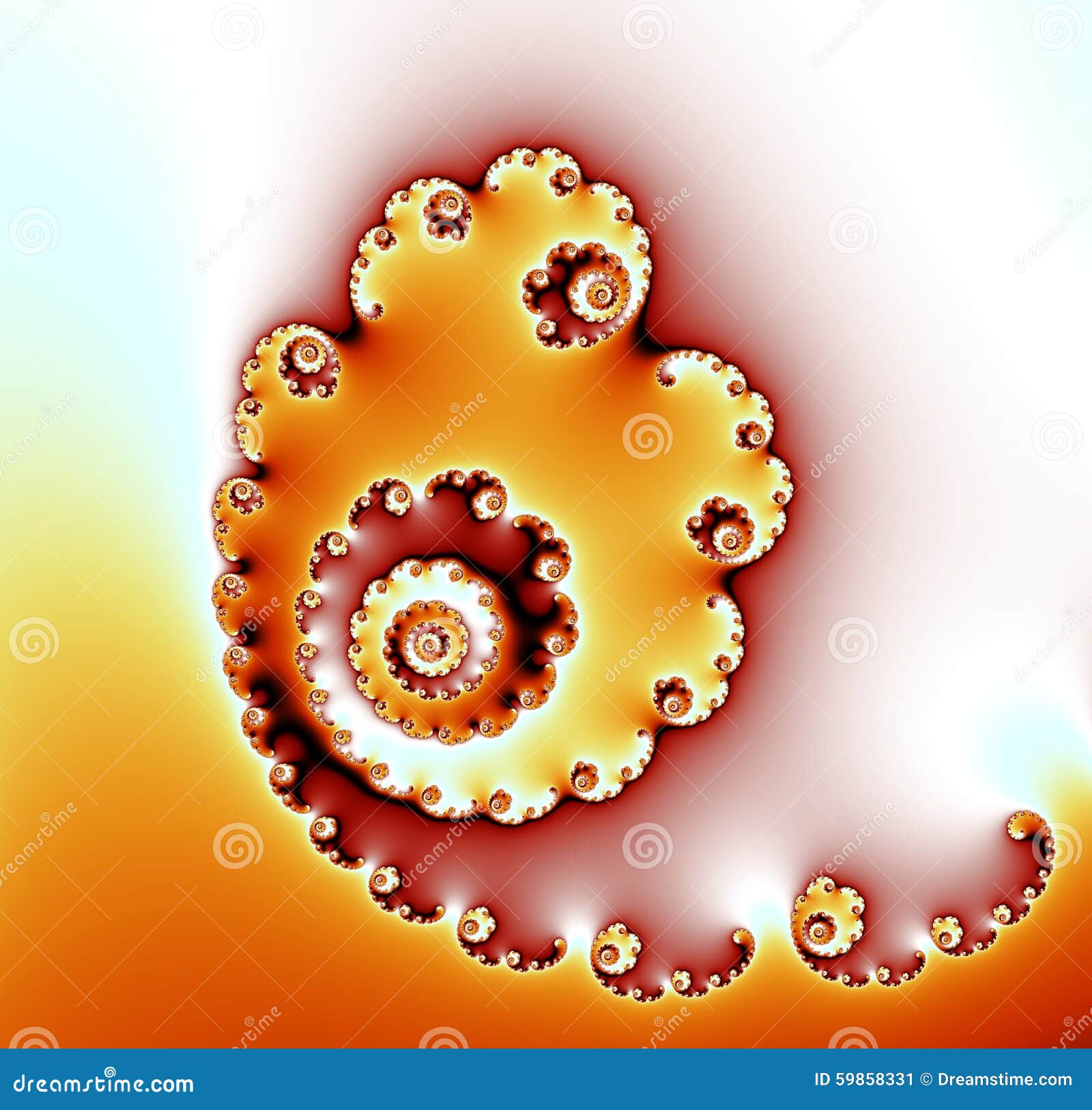 Spiral Fat Pattern, Mandelbrot Fractal Royalty-Free Stock Photo ...