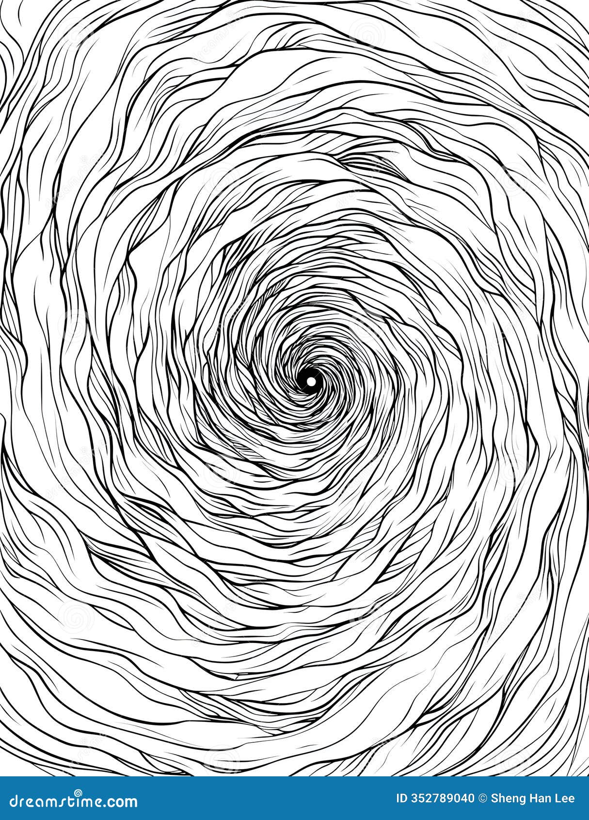 Spiral Flow stock illustration. Illustration of spiral - 352789040