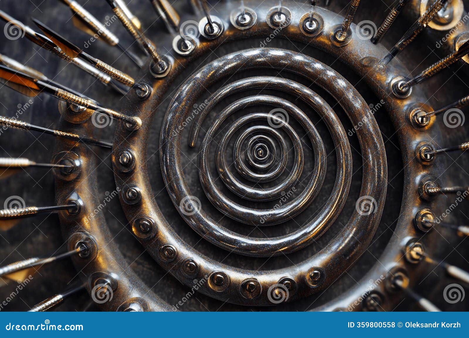 Spiral Formation of Metallic Spikes Creates an Intriguing Visual ...