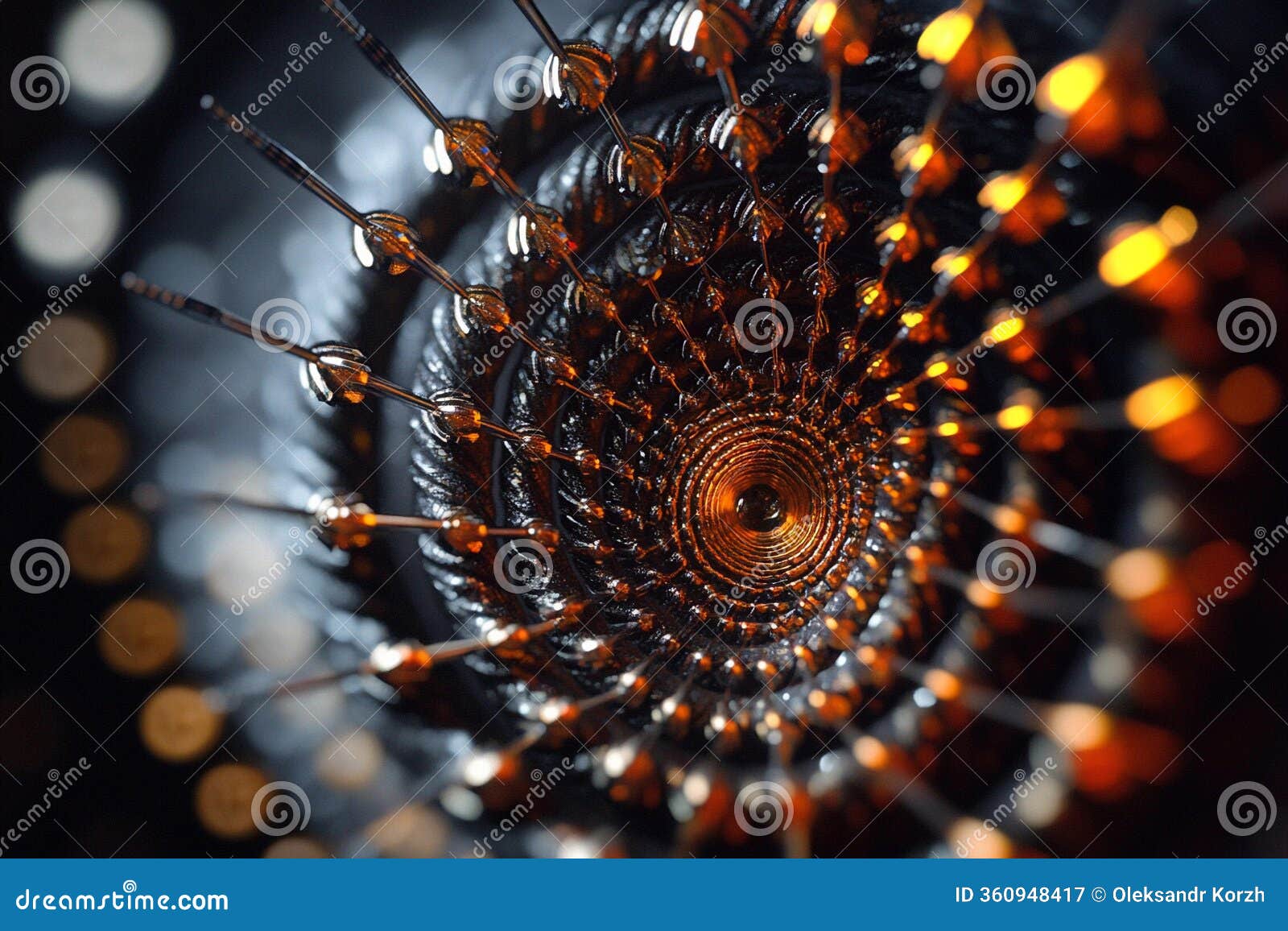 Spiral Formation of Metallic Spikes Creates an Intriguing Visual ...