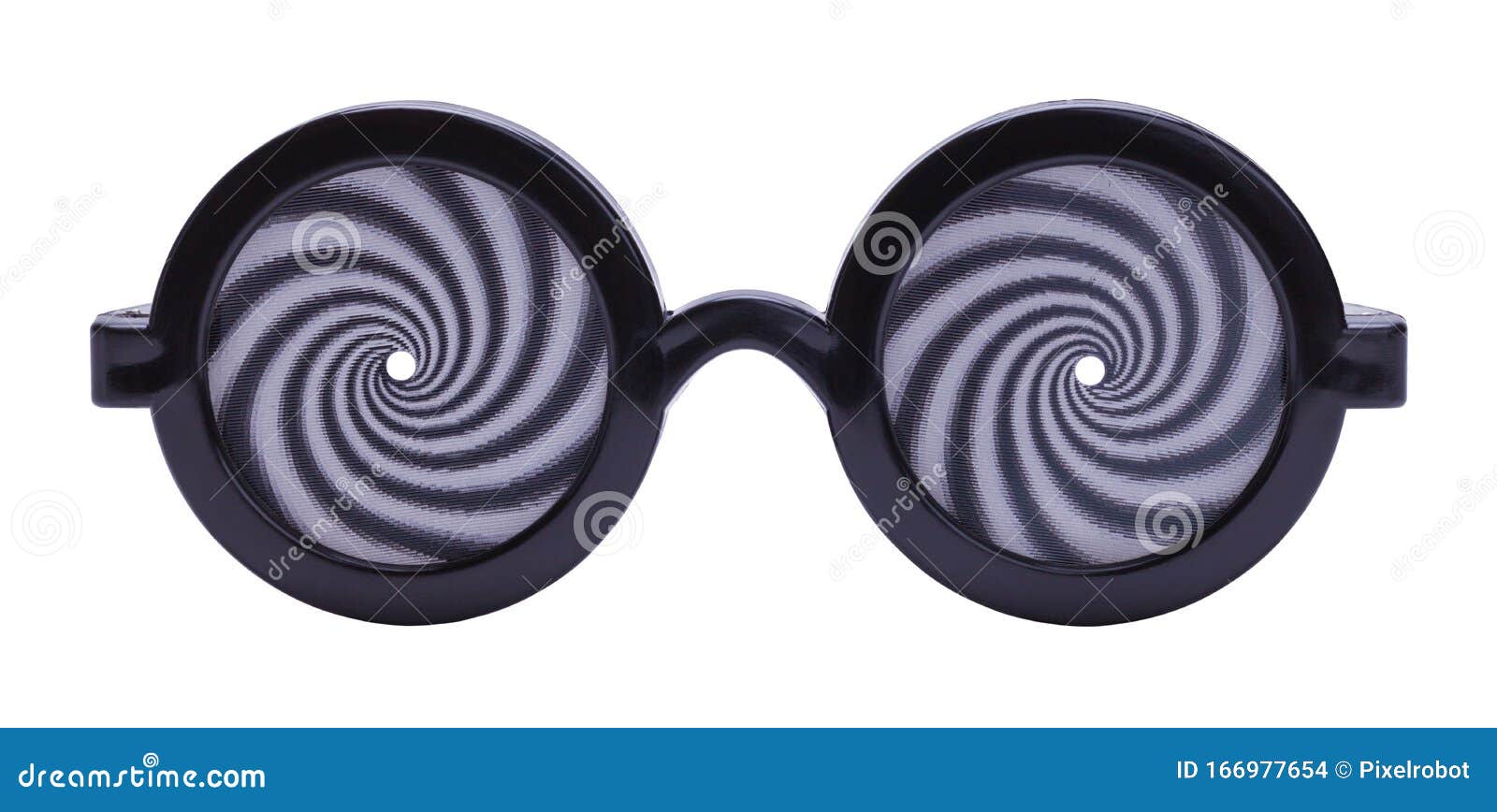 Spiral Funny Glasses Cut Out Stock Photo - Image of isolated ...