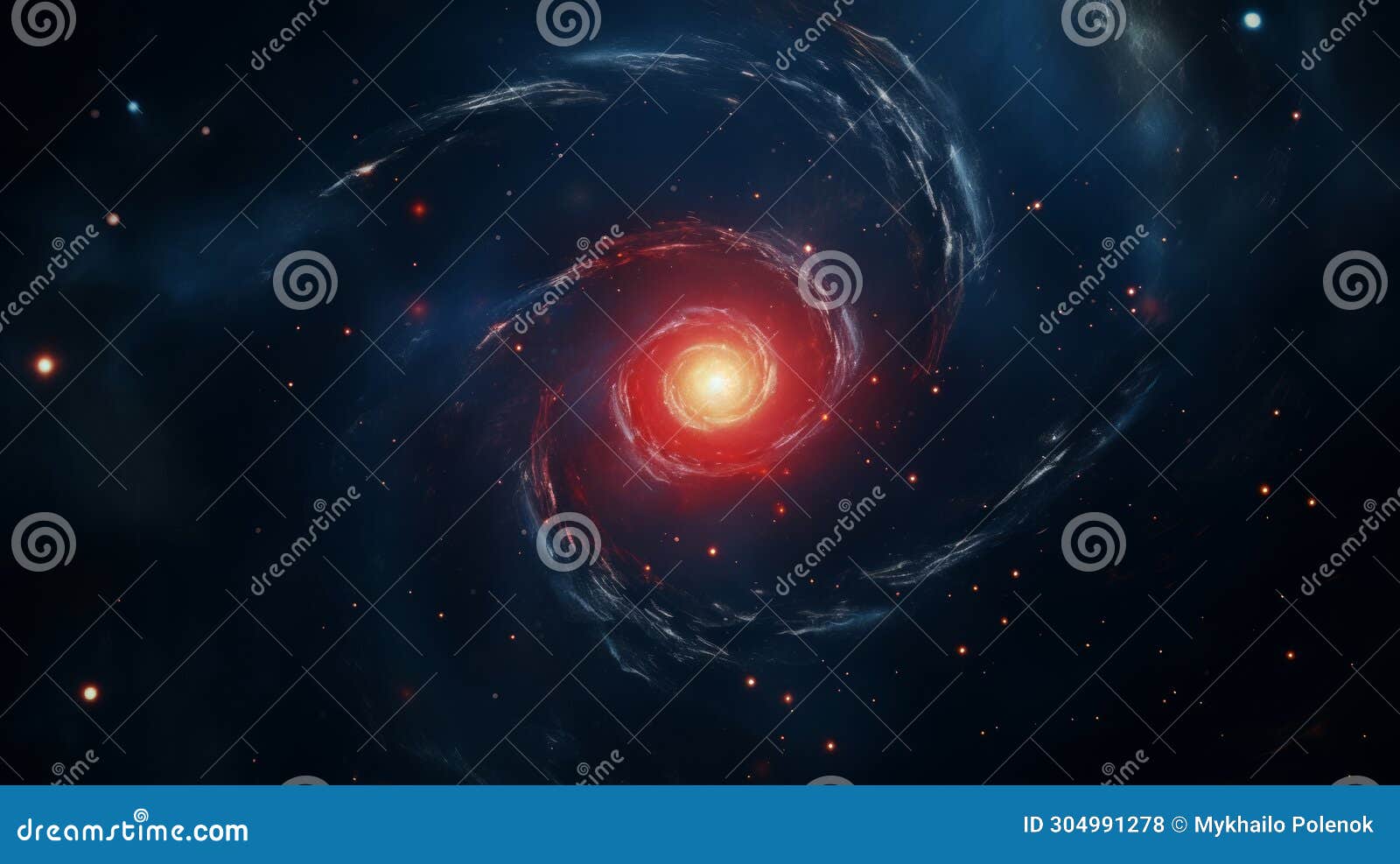 Spiral Galaxy. Neural Network AI Generated Stock Photo - Image of ...