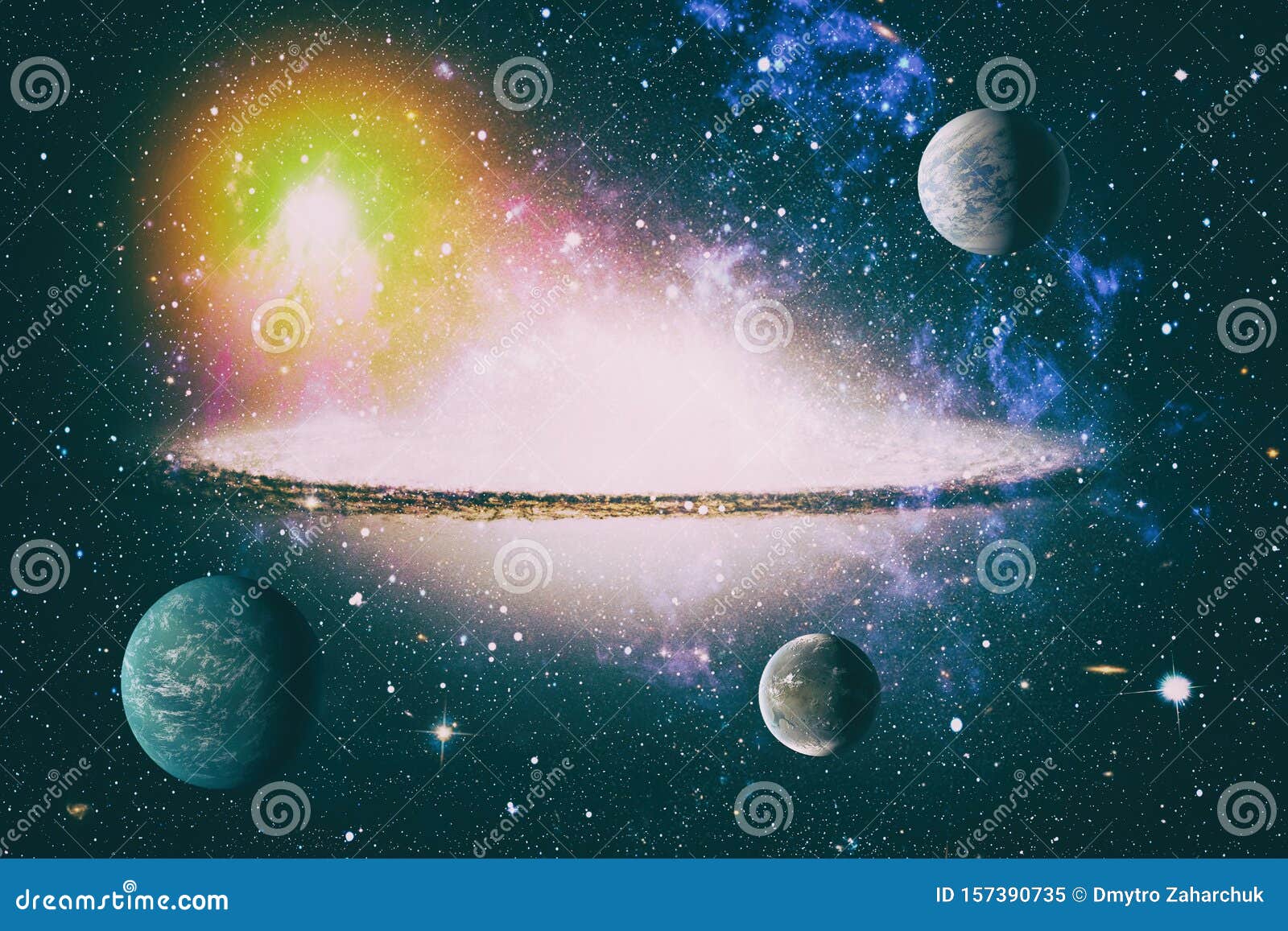 Spiral Galaxy . Star Dust and Pixie Dust Glitter Space Backdrop. Space ...