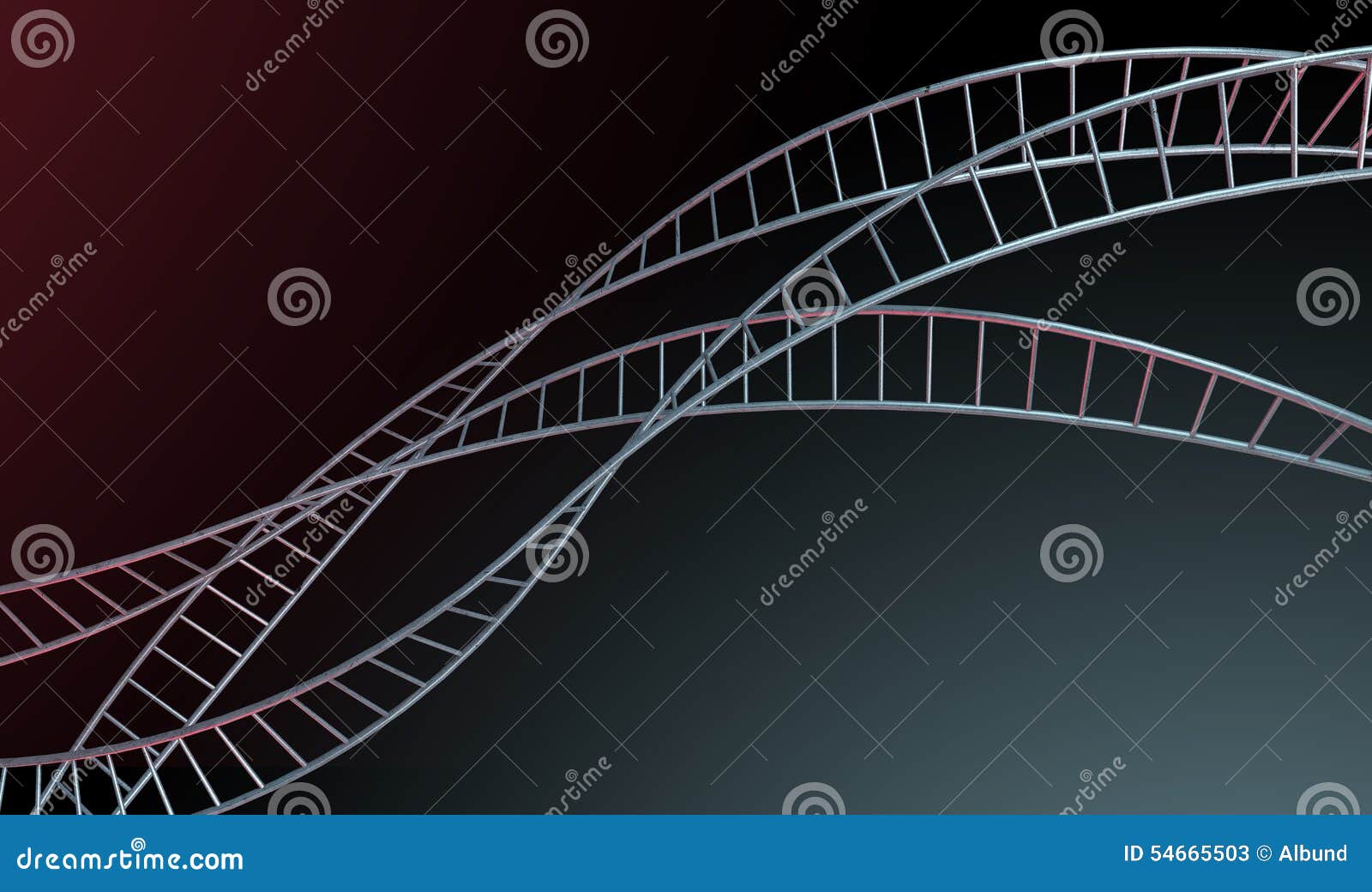 Spiral Genetics Strands stock illustration. Illustration of framework ...