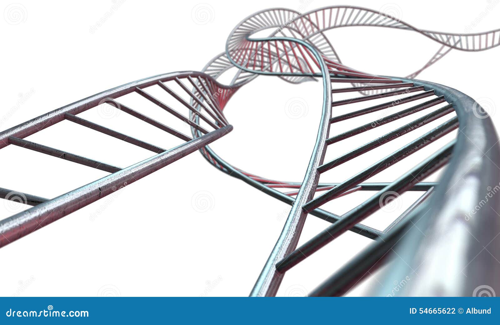 Spiral Genetics Strands stock illustration. Illustration of strain ...