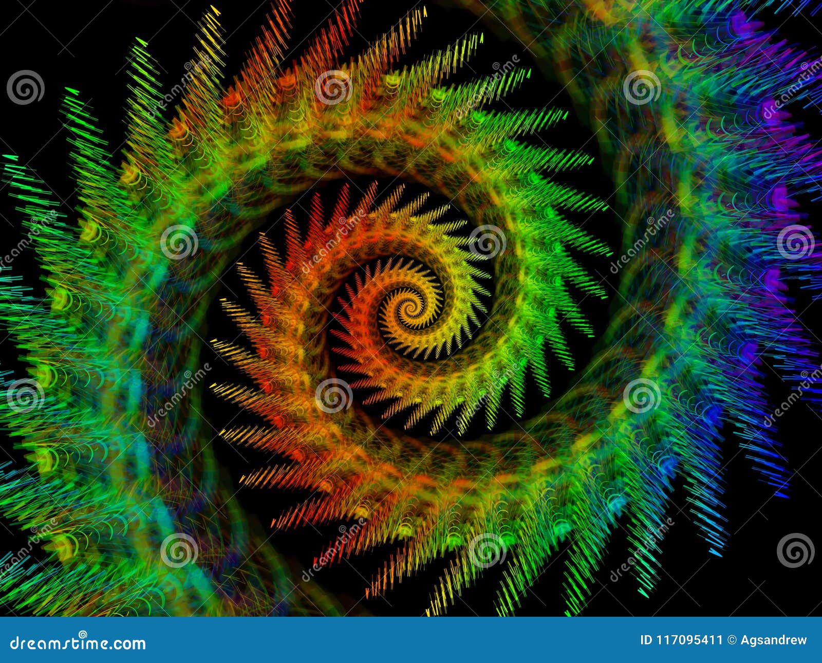 Spiral Composition stock illustration. Illustration of spiral - 117095411
