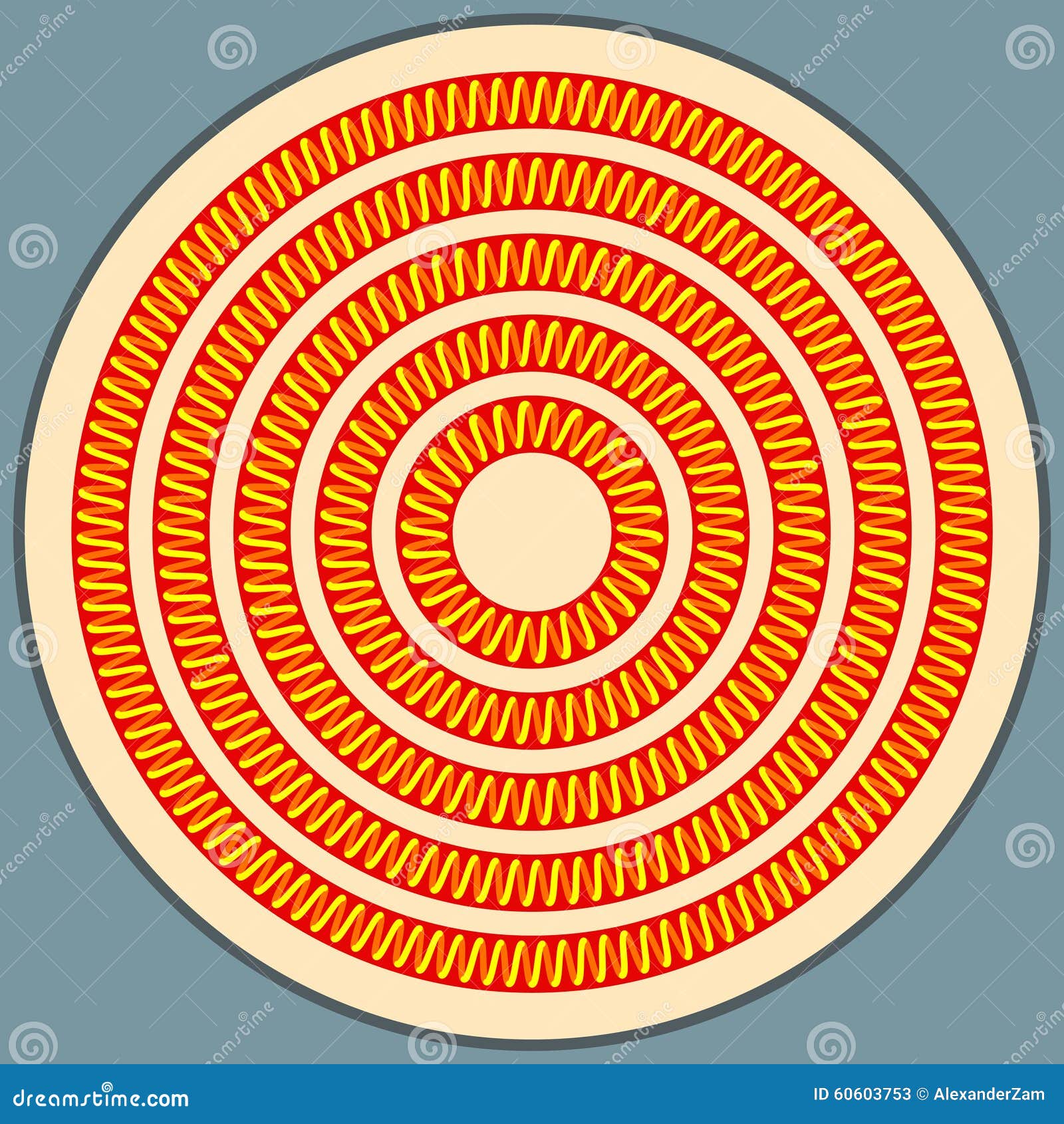 Spiral stock vector. Illustration of power, heat, warm - 60603753