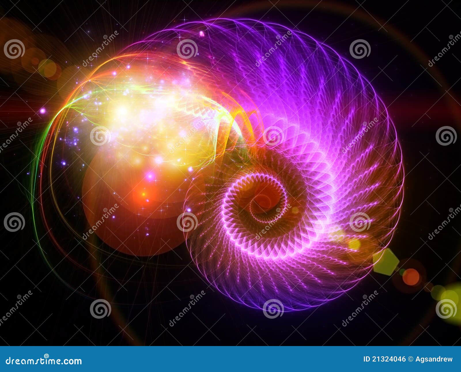 Spiral of Light stock illustration. Illustration of bend - 21324046