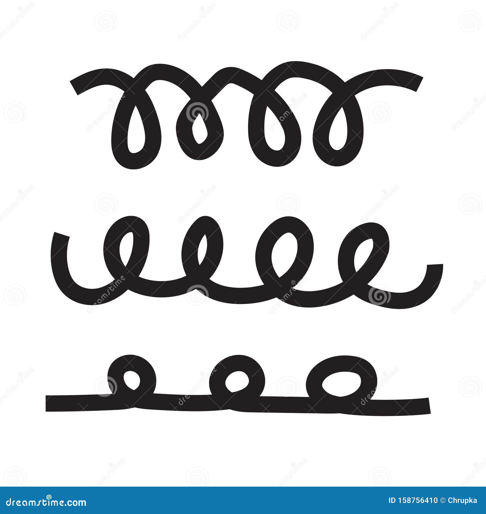 Spiral line icon stock vector. Illustration of clew - 158756410