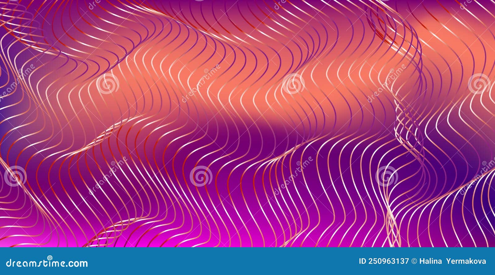 Spiral Lines on a Gradient Background. Abstract Background. Bright ...
