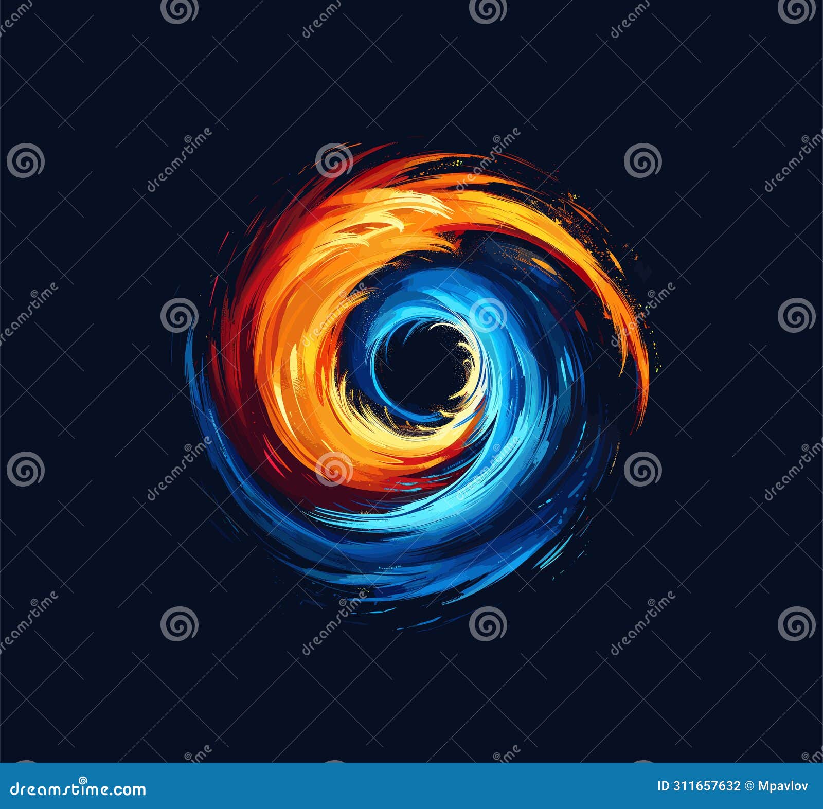Spiral Logo Design Concept. Spiral Logo Design Inspiration With ...