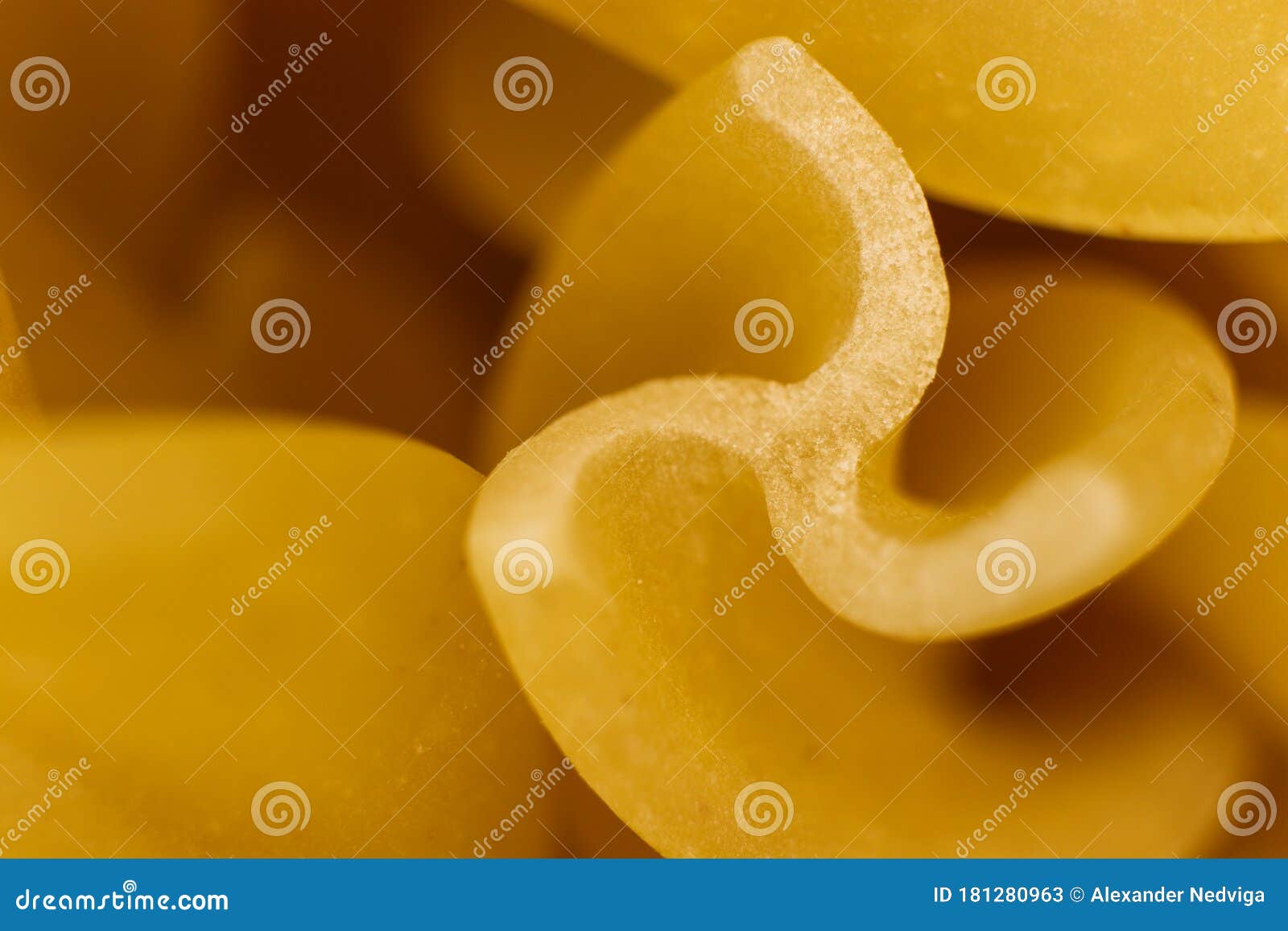 Spiral Macaroni Macro Closeup Stock Image - Image of spiral, healthy ...