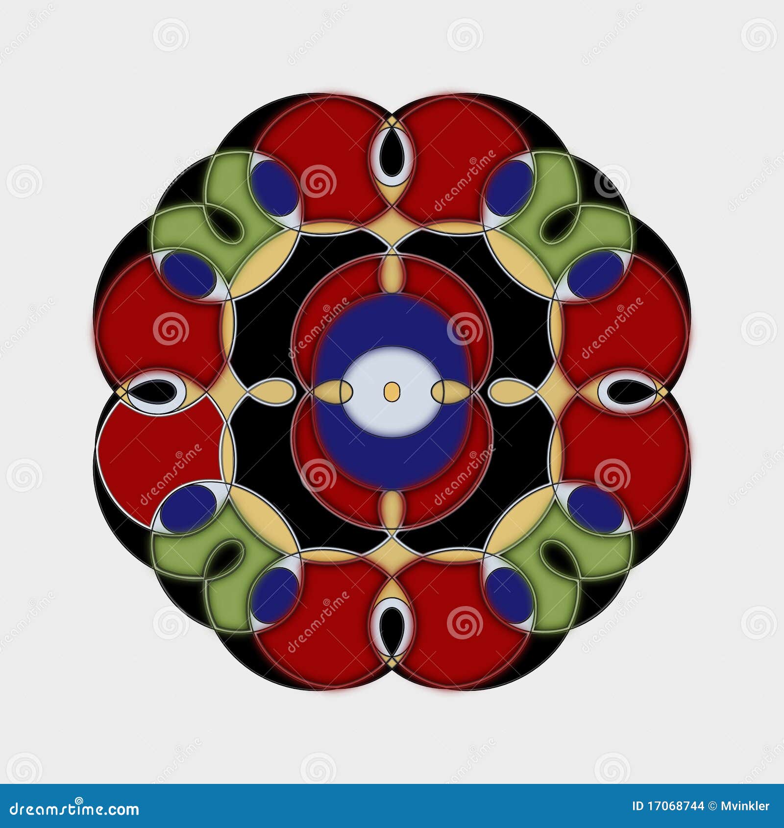 Spiral Mandala stock vector. Illustration of clipart - 17068744