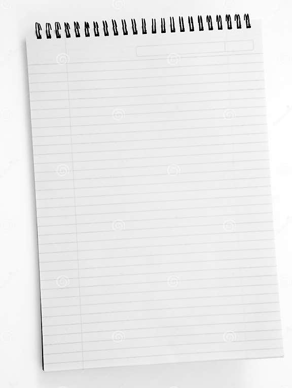 Spiral Note Pad stock image. Image of school, write, note - 21817651