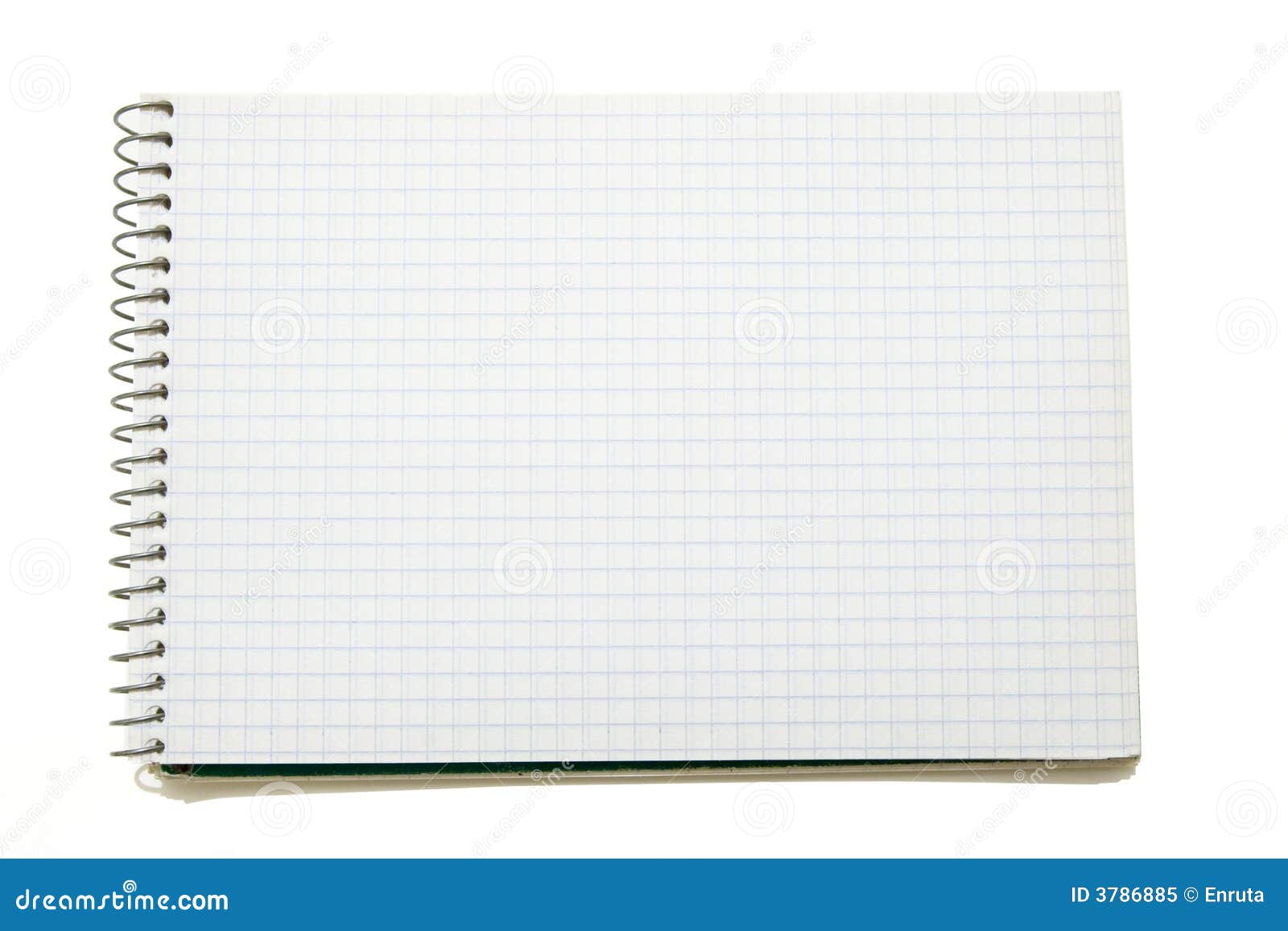 Spiral notebook stock image. Image of horizontal, planning - 3786885