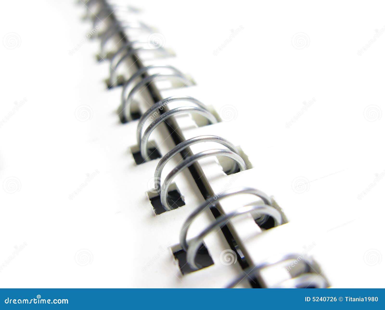 Spiral notebook stock photo. Image of loose, macro, details - 5240726