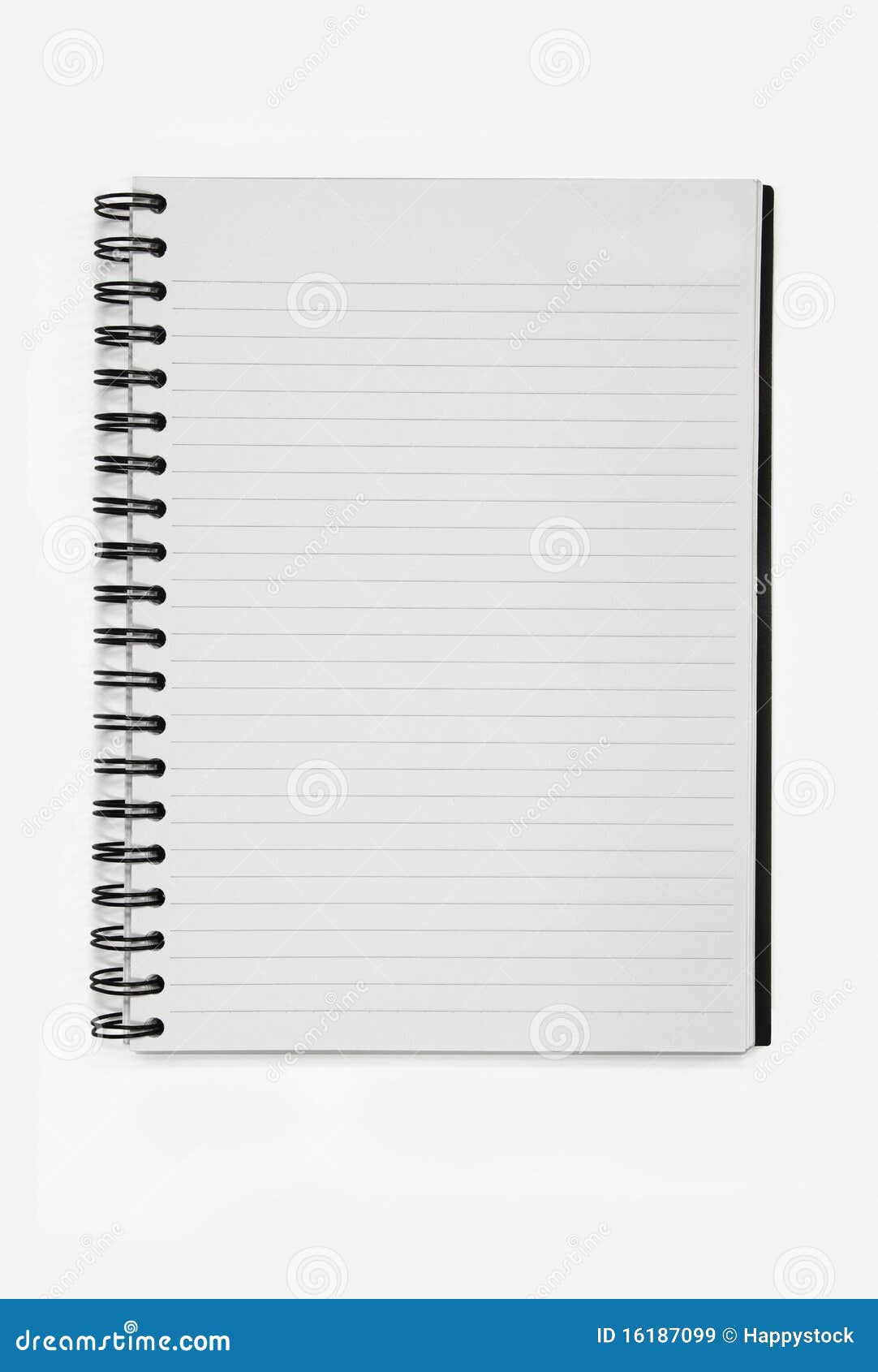 Spiral Notebook Background