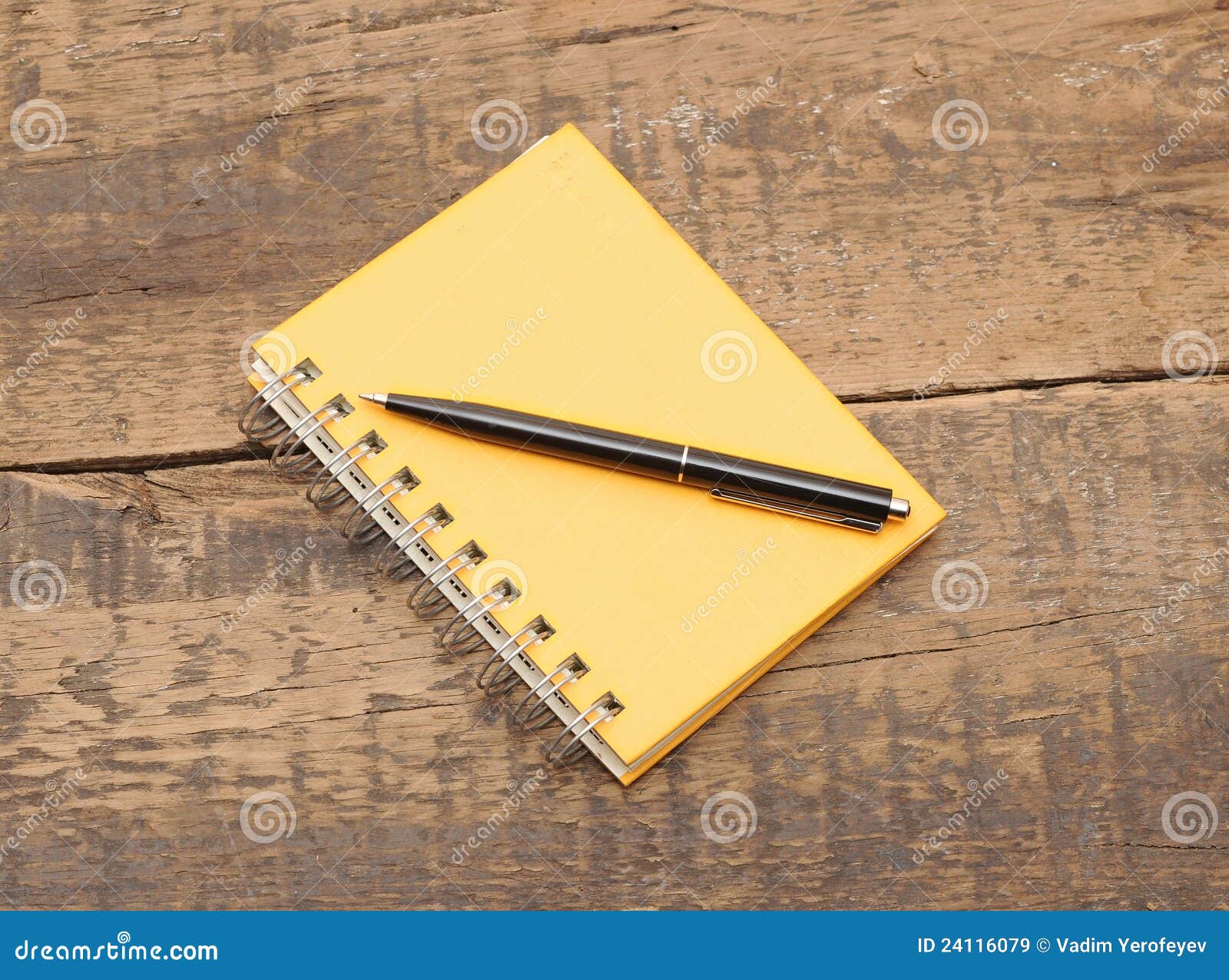 Spiral notebook and pen stock image. Image of empty, page - 24116079