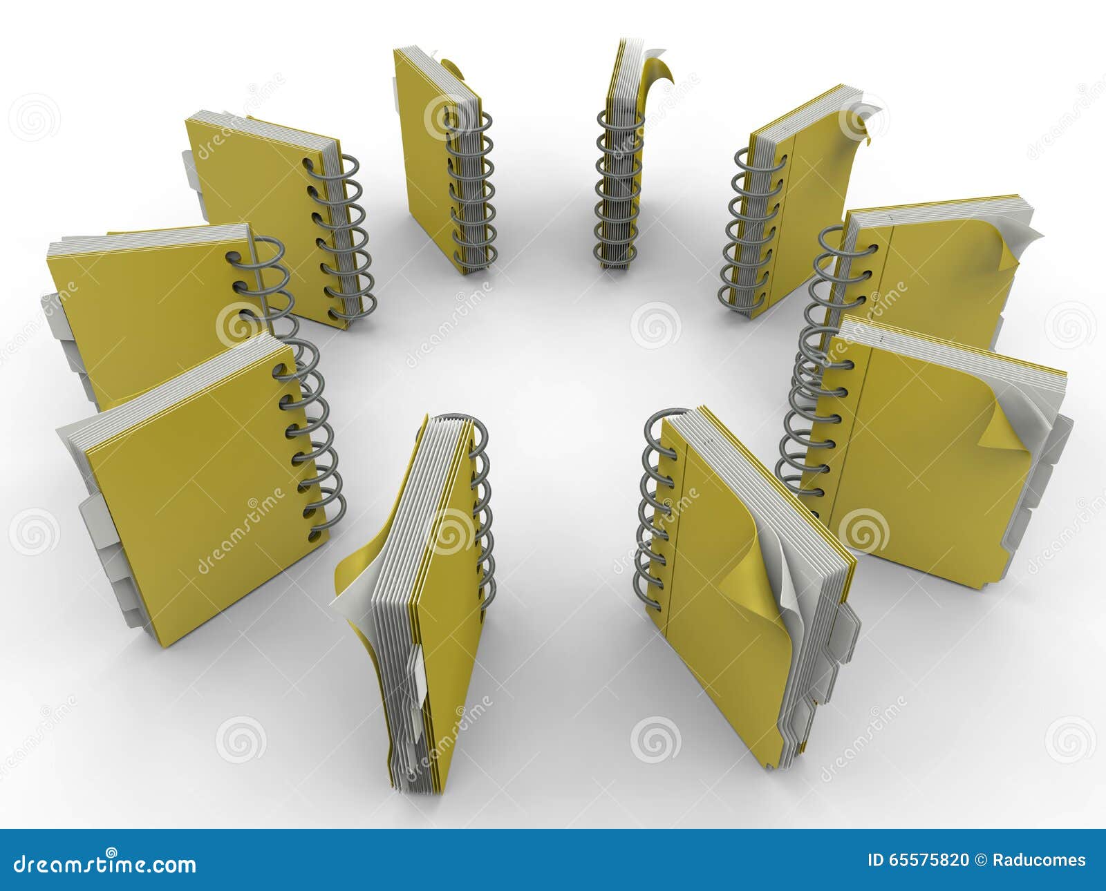 Spiral Notebooks Circular Pattern Stock Illustrations – 2 Spiral ...