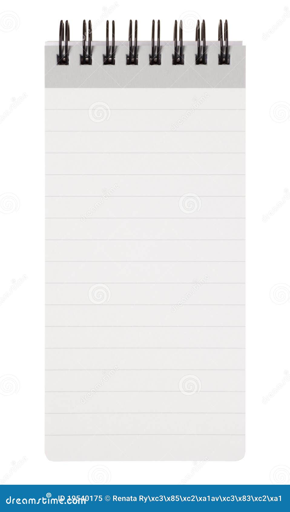 Spiral Notepad stock image. Image of wire, isolated, data - 19540175