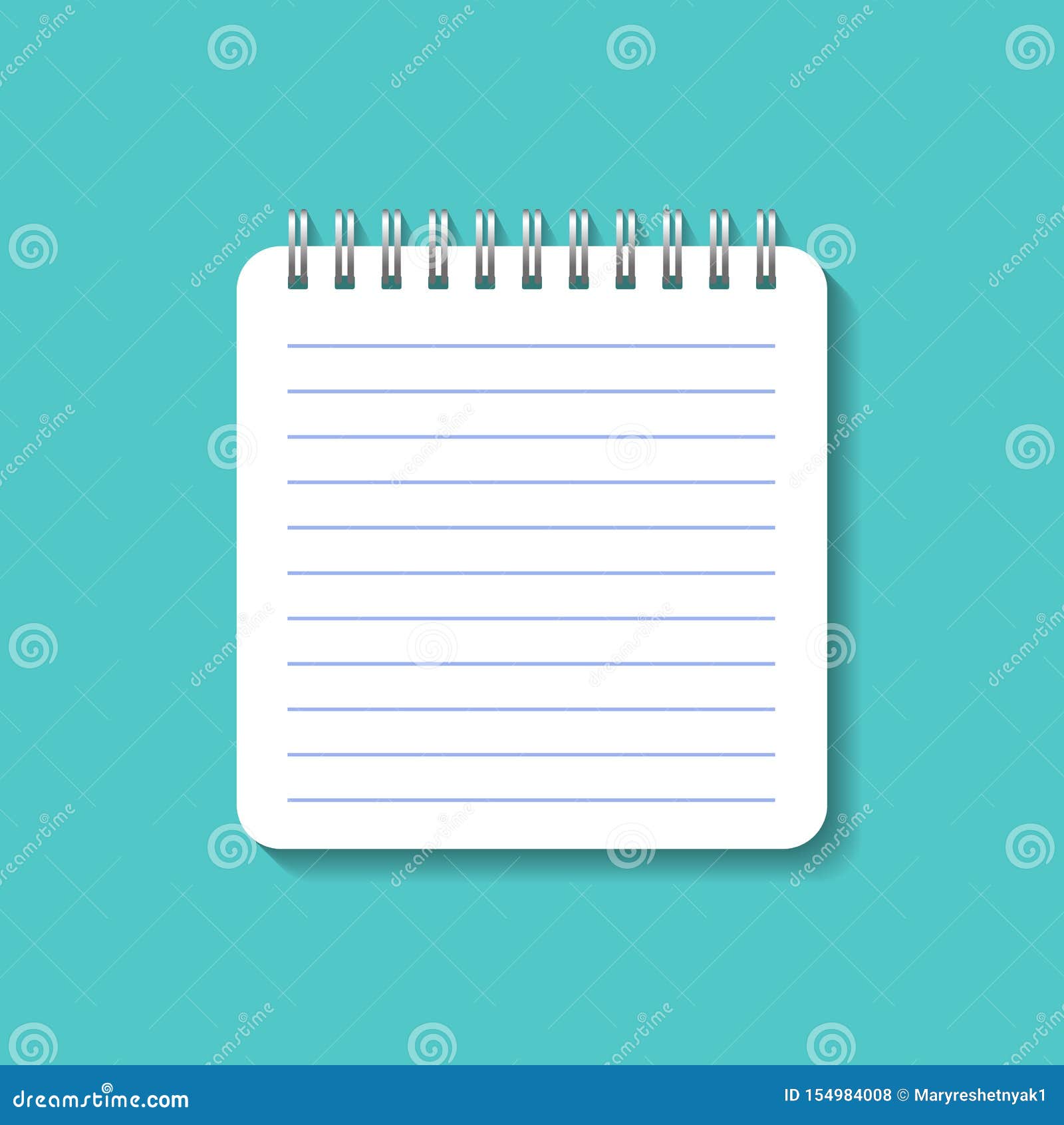 Spiral Notebook Background Powerpoint