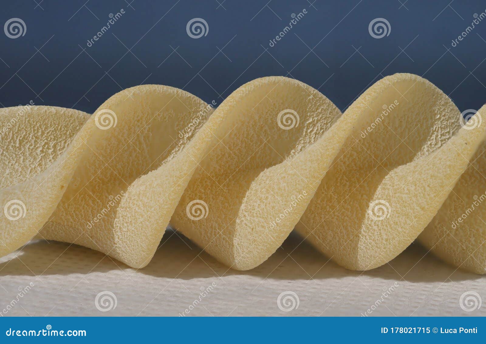 Spiral pasta isolated stock image. Image of penne, cuisine - 178021715