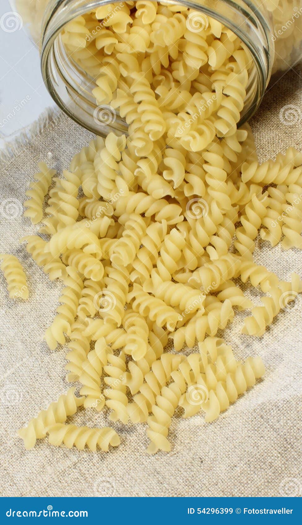 Spiral pasta stock image. Image of product, scoops, twisted - 54296399