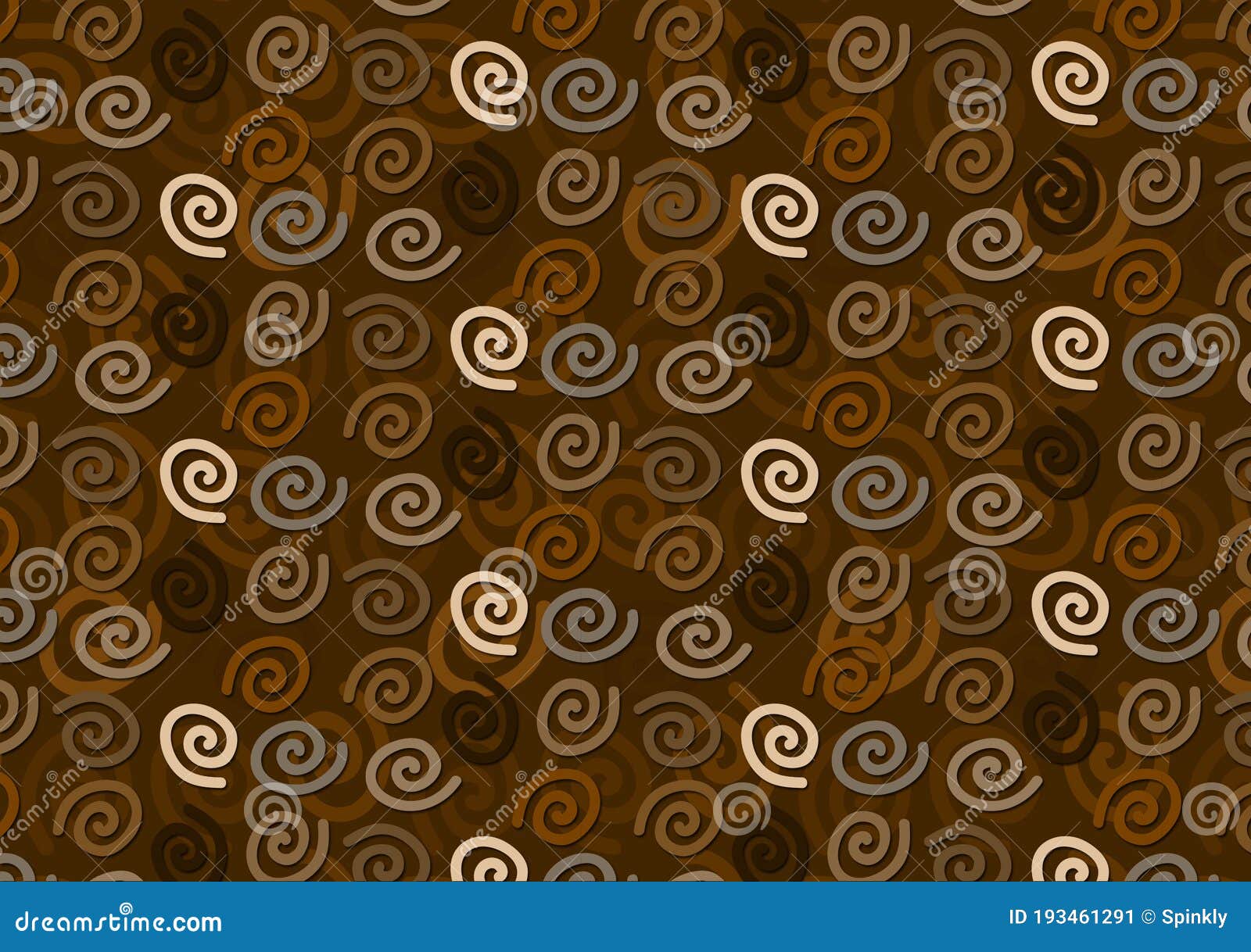 Spiral Pattern Background for Use As Wallpaper Stock Illustration ...