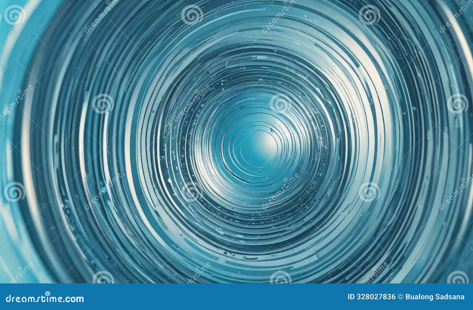 Spiral Pattern Blue and White Concentric Circles Creates Mesmerizing ...