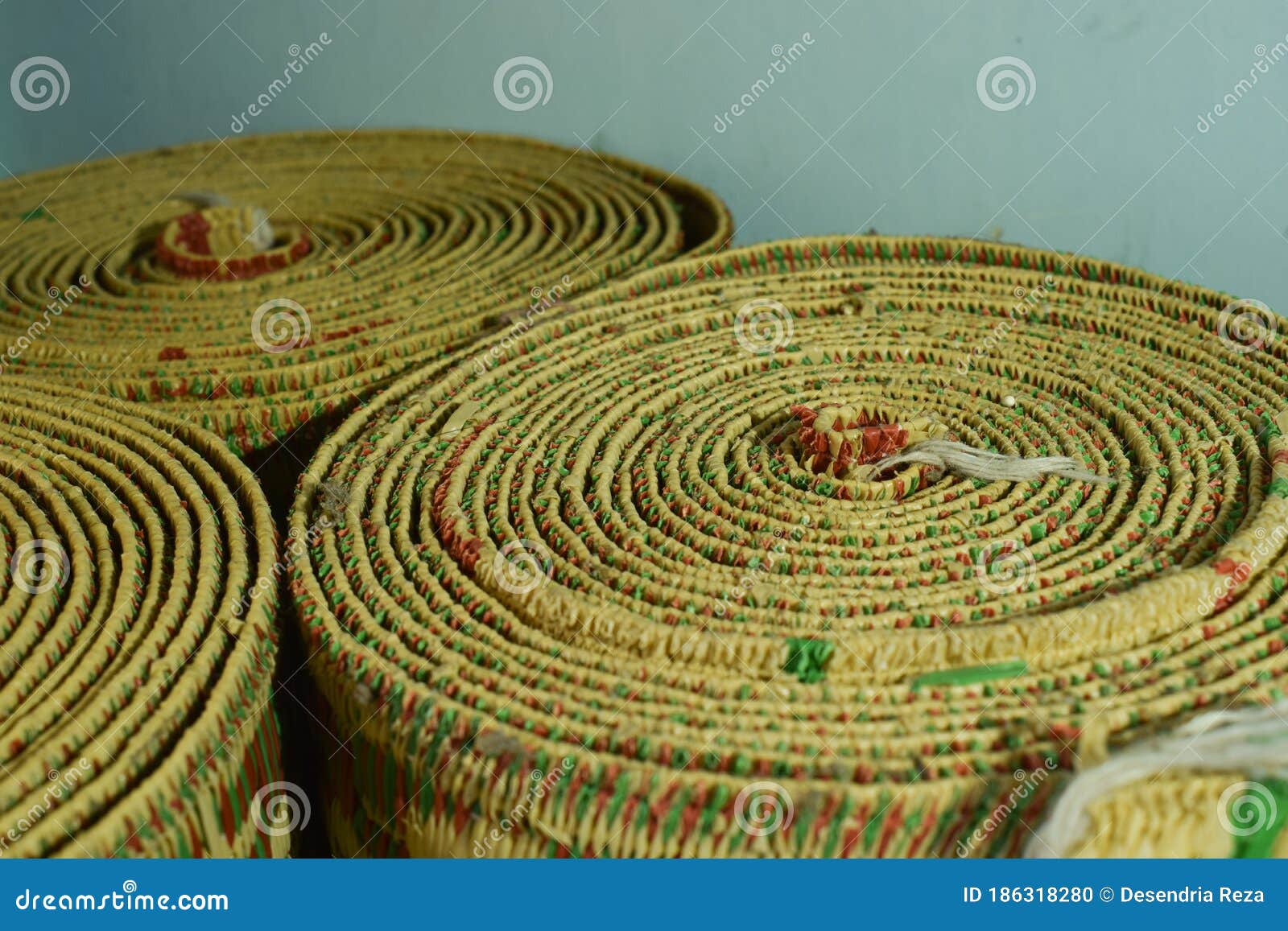 Spiral Pattern from Indonesia Carpet. Stock Photo - Image of pattern ...