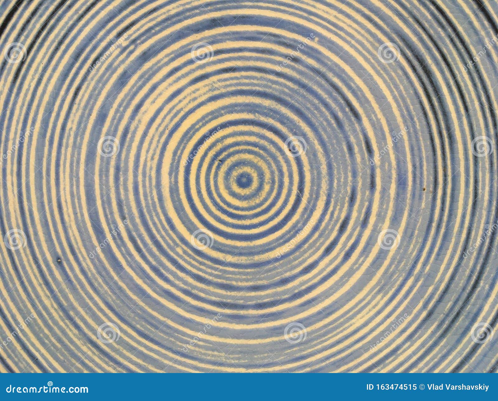 Spiral Pattern on the Plates. Background Texture with Beautiful Circles ...