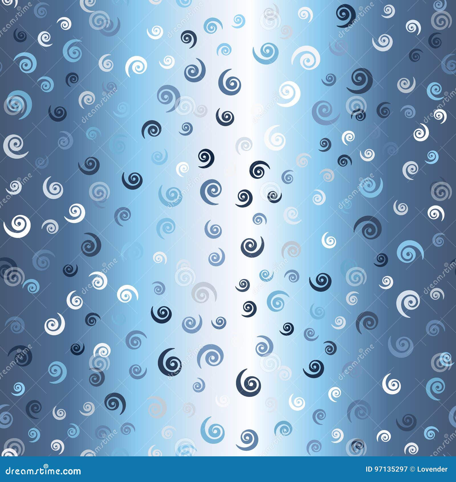 Spiral Pattern. Seamless Vector Stock Vector - Illustration of spire ...