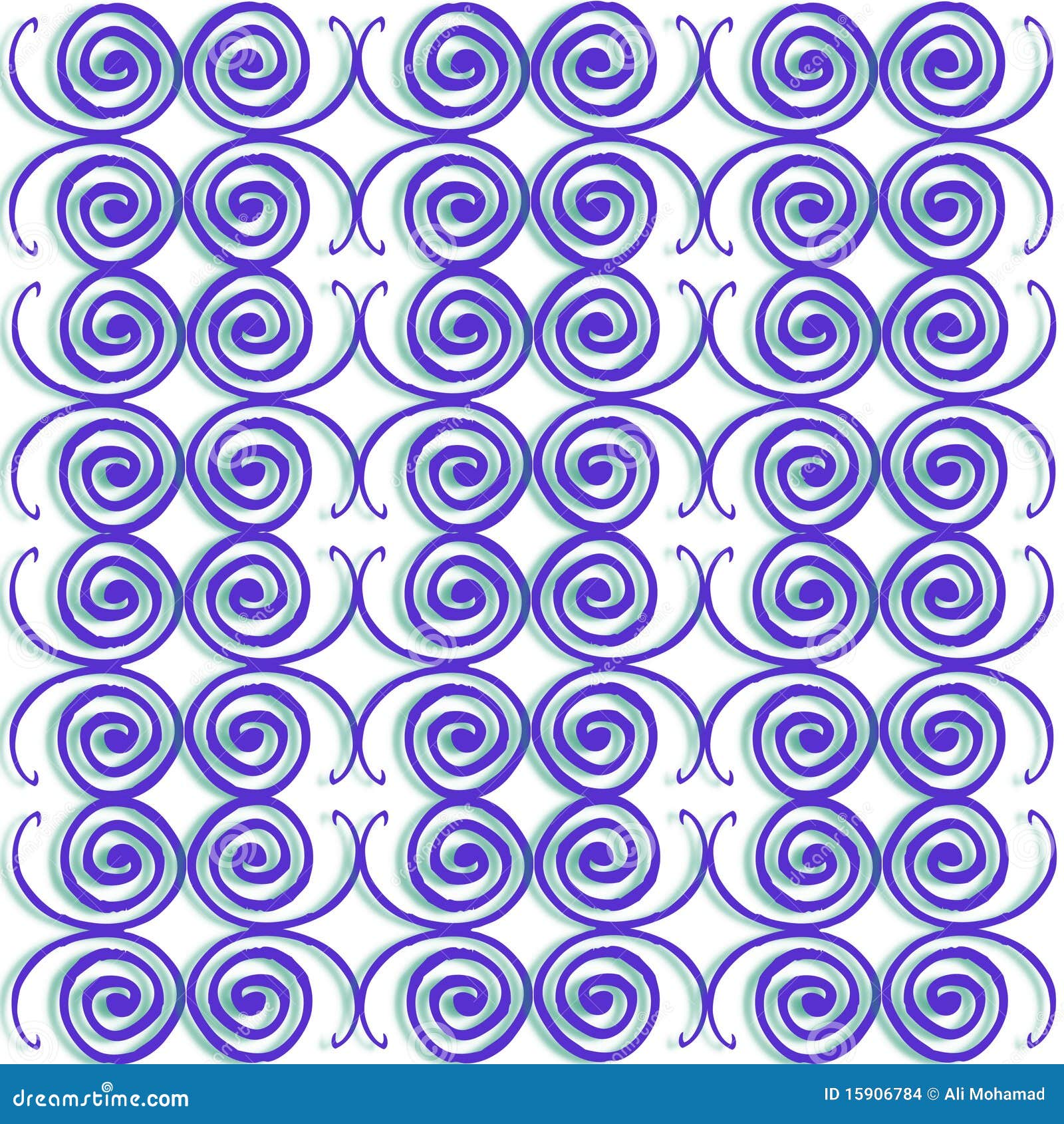 Spiral patterns background stock illustration. Illustration of ...