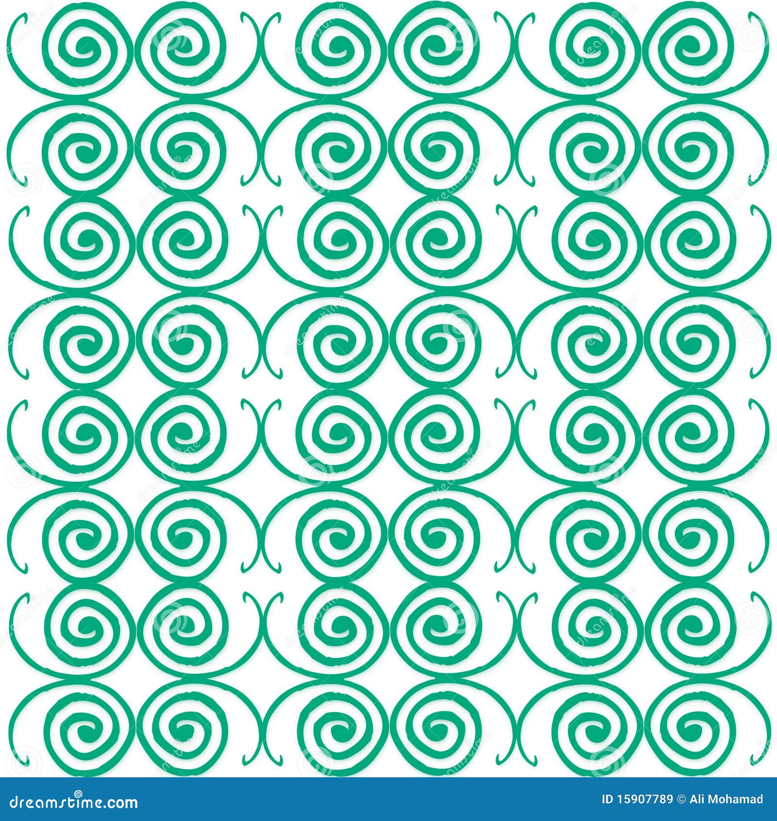 Spiral patterns background stock illustration. Illustration of circle ...