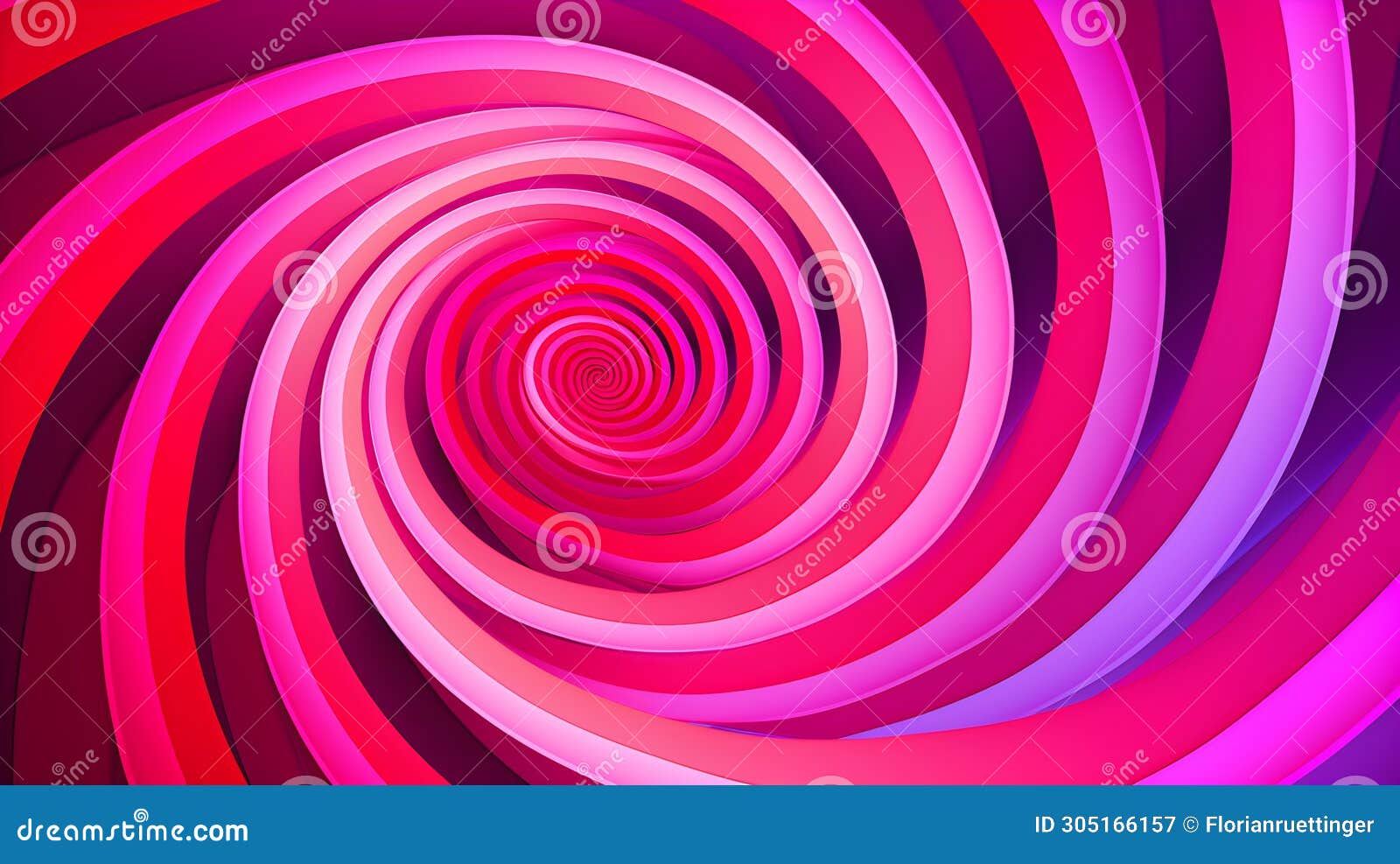 Fuchsia Psychedelic Spiral Pattern. Hypnotic Abstract Background Stock ...