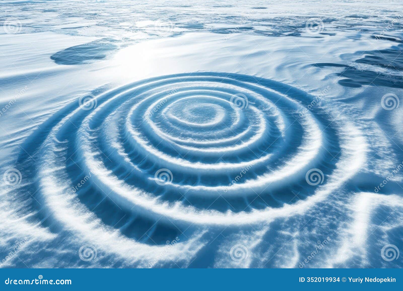 Spiral Patterns on Water Surface Create Mesmerizing Visual Effects at ...
